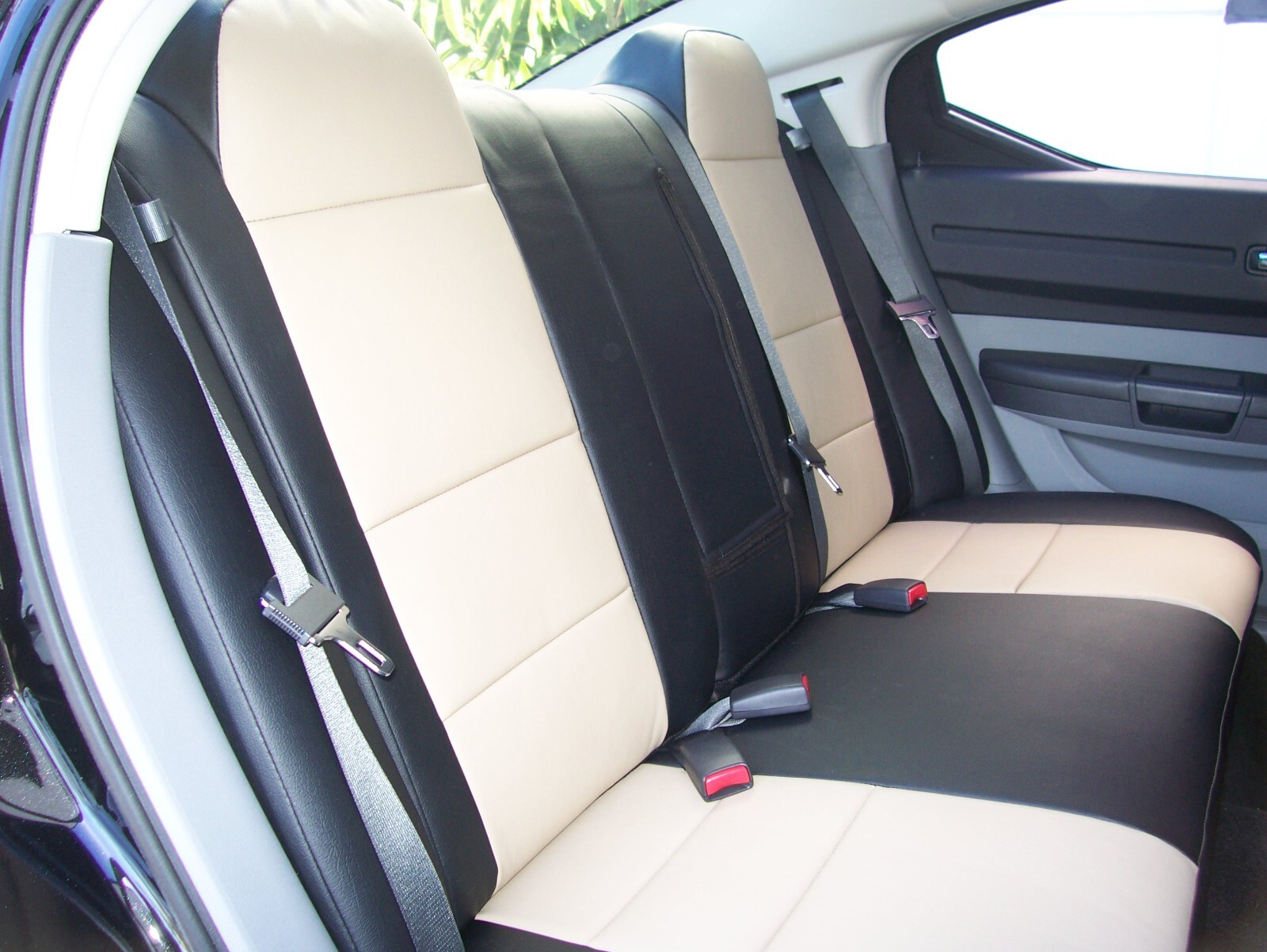 for CHRYSLER SEBRING 2007-2010 IGGEE S.LEATHER CUSTOM FIT SEAT COVER 13 ...