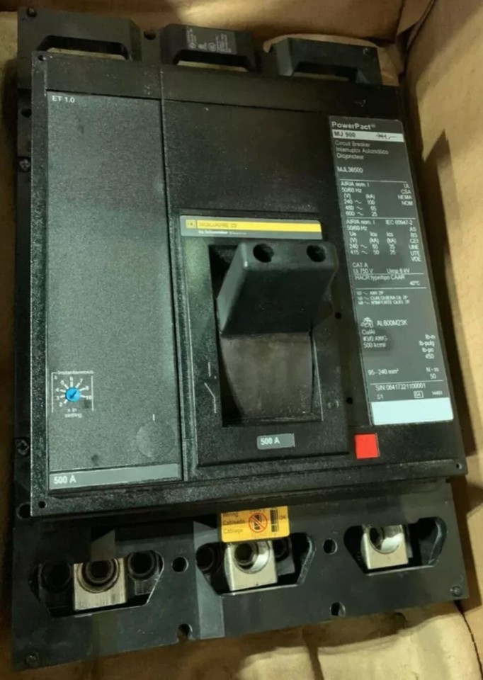 Square D MJL36500 circuit breaker New in box | eBay