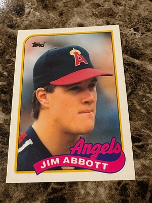 JIM ABBOTT 1989 Topps Traded #2T Rookie Angels | eBay