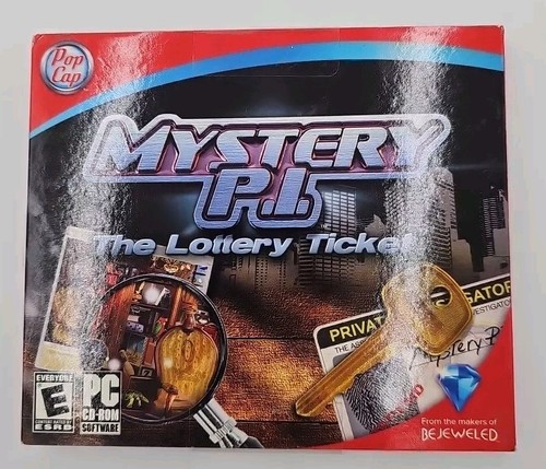 Mystery PI: The Lottery Ticket - PC CD - POP CAP Games - Rated E - New ...