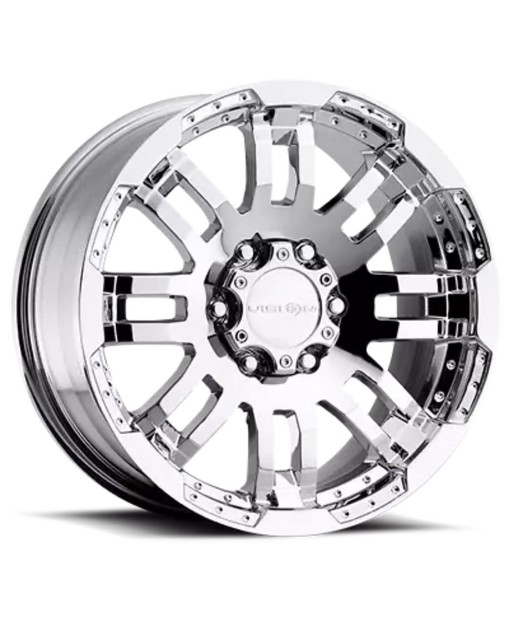 17x8.5 Wheel Rim Vision Warrior 375 Chrome 25mm 6x139.7 for sale online ...