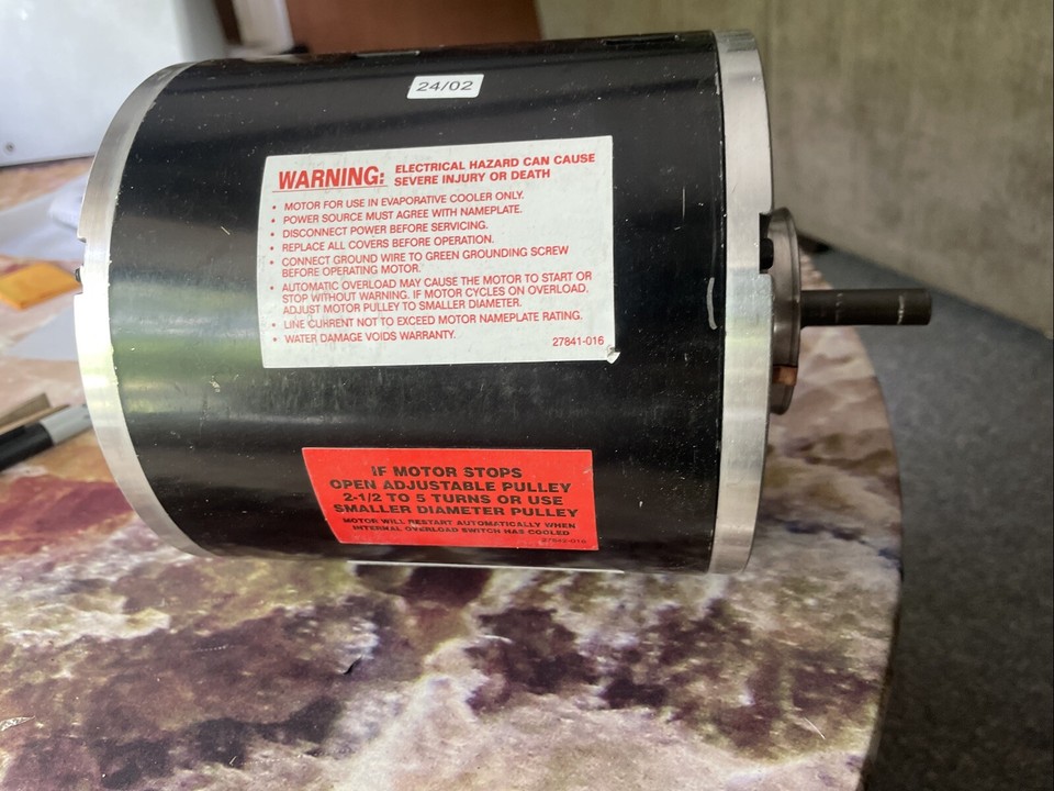Dial 2206 Evaporative Cooler 2-Speed Motor, 3/4 HP, 115V 26529220606 | eBay