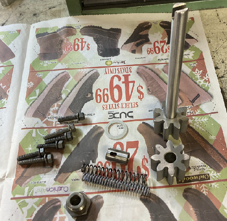 67-71 buick 400 430 455 rebuilt timing cover (early style with 1/2" oil ...
