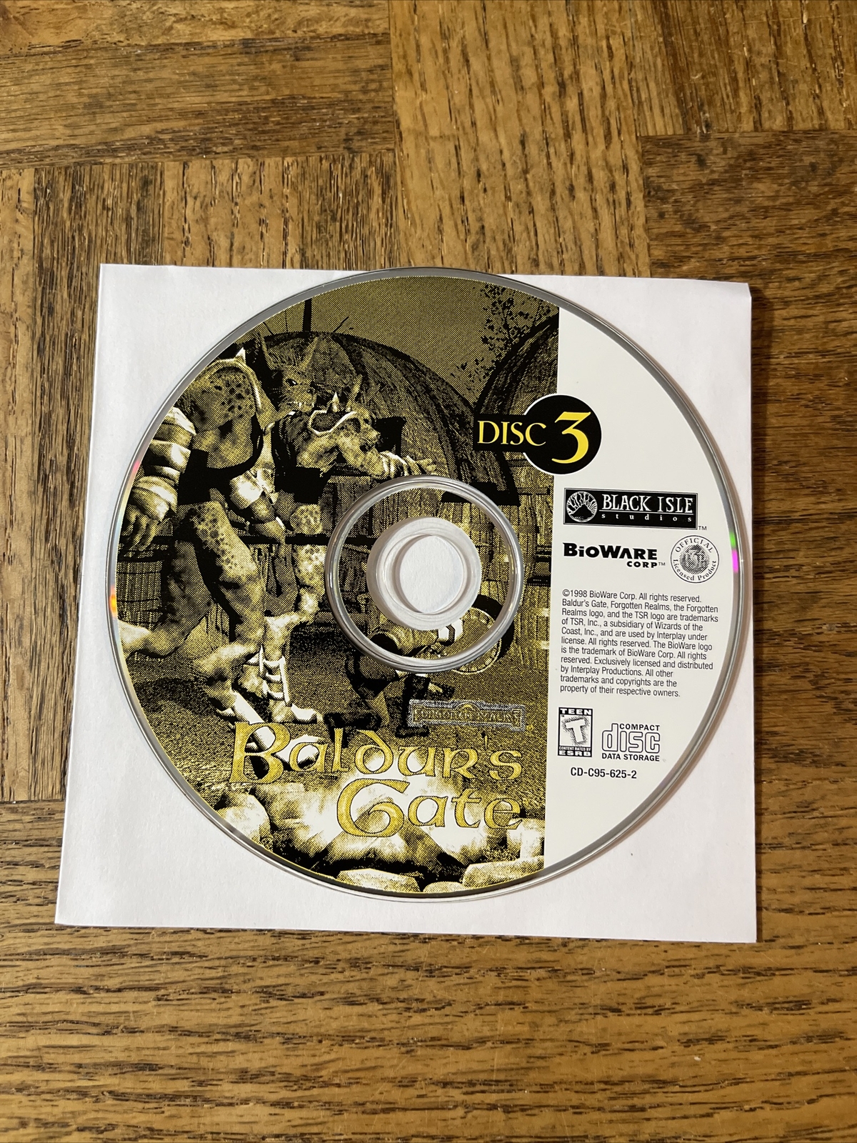 Baldurs Gate Disc 3 PC Game | eBay