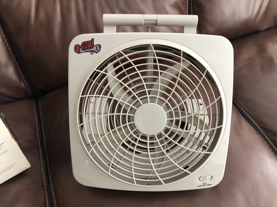 O2 Cool 10" Battery Operated Fan Tested Original Box | eBay