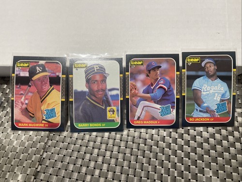 1987 Leaf Baseball Complete Set Mostly NM To Mint Beautiful HOF HR KING ...