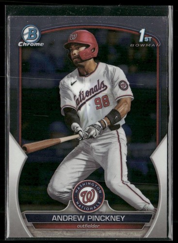 Andrew Pinckney 2023 Bowman Draft Chrome Washington Nationals #BDC-40 ...