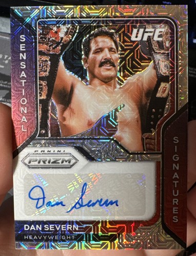 Dan Severn 2021 Panini Prizm UFC Sensational Signatures Mojo Auto /25 ...