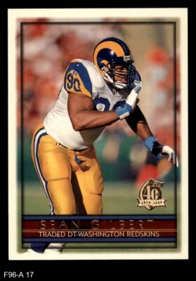 1996 Topps #17 Sean Gilbert Redskins Pittsburgh 8 - NM/MT | eBay