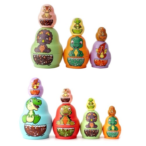 Unique Nesting Dolls Stacking Toy for Boys Girls Encourage Exploration ...