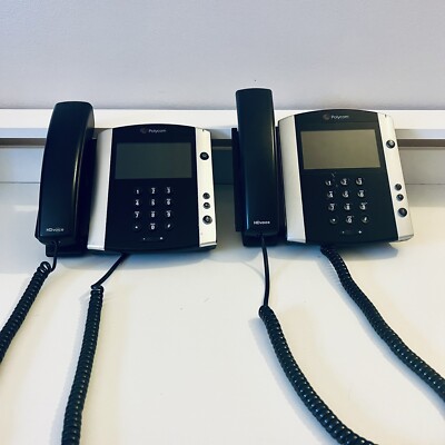 TWO Polycom VVX 660 IP Phone | eBay