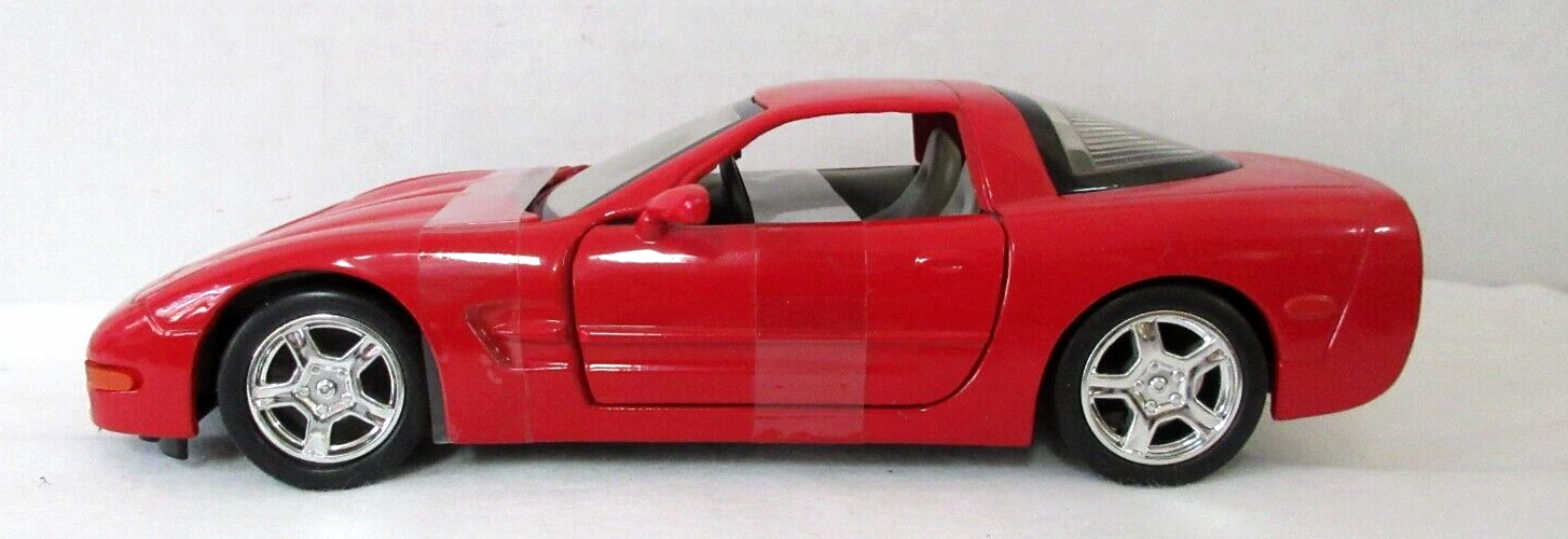 1997 CHEV Corvette 1:24 Scale Die-Cast Metal Red no box | eBay