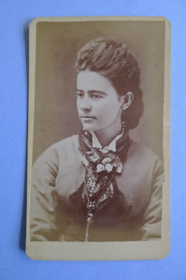 Rare CDV Attractive Woman w/ Dramatic Eyes - Whitson's Rail Road Photo ...