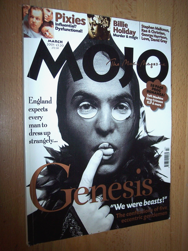 Mojo Music Magazine Genesis March 2001 Issue NO CD | eBay