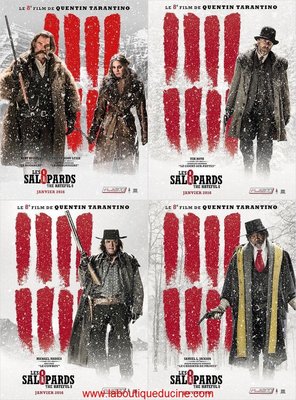 Les 8 Bastardos Lote 4 Póster Cine / Movie Póster 160x120 Tarantino ...
