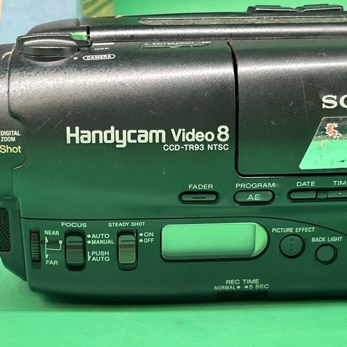 Sony CCD-TR93 8mm Handycam Video Camcorder w/ Strap & Original Box! No Battery | eBay
