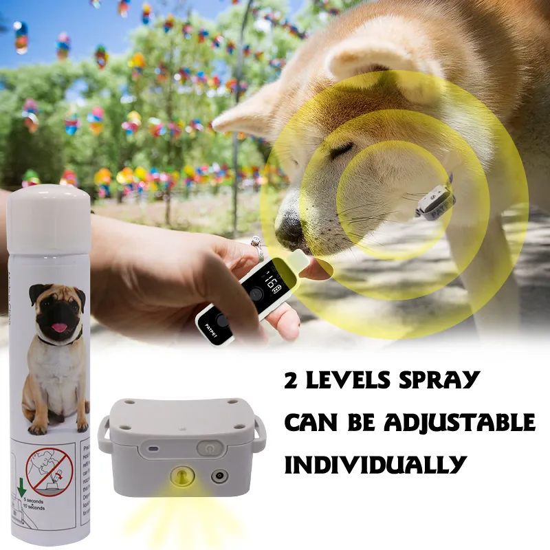 Citronella Dog Training Collar Spray Recall Training Anti Bark High ...