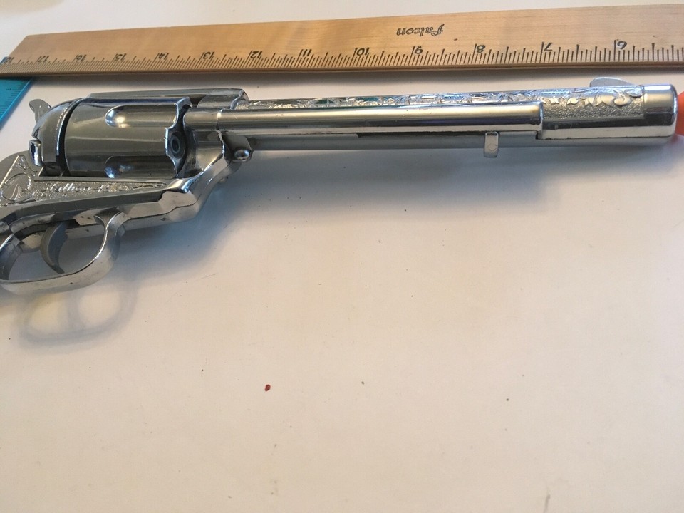 Vintage Stallion .45 cap gun Mark II–White grips Nichols 1957~Working ...
