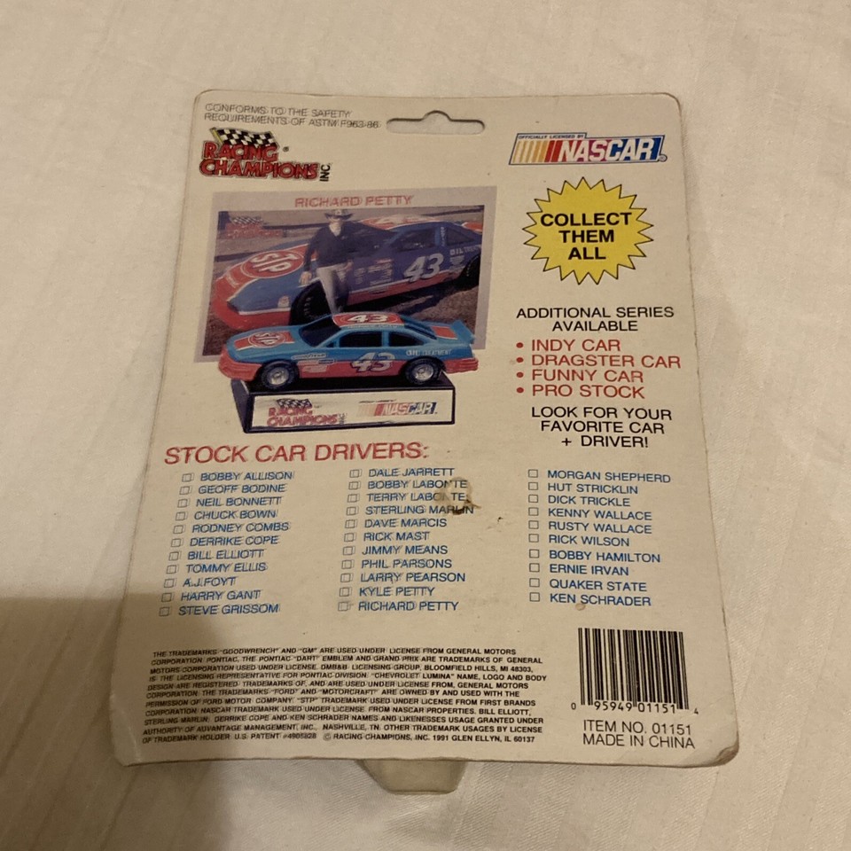 1991 Racing Champions 1/64 Tracy Leslie #72 Detroit Gasket Olds Cutlass ...