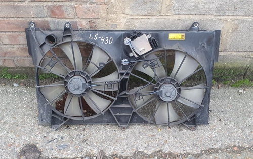 RADIATOR COOLING FANS ASSEMBLY COWLING SHROUD WITH MOTORS FOR LEXUS ...