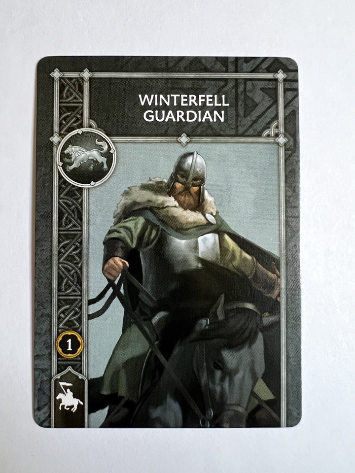Stark WINTERFELL GUARDIAN Card (2021-present) - A Song Of Ice & Fire ASOIAF CMON | eBay