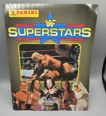 1997 Panini WWF WWE Wrestling Sticker Album Book - NM- Vintage | eBay
