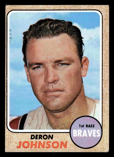 1968 Topps Deron Johnson #323 - Atlanta Braves | eBay