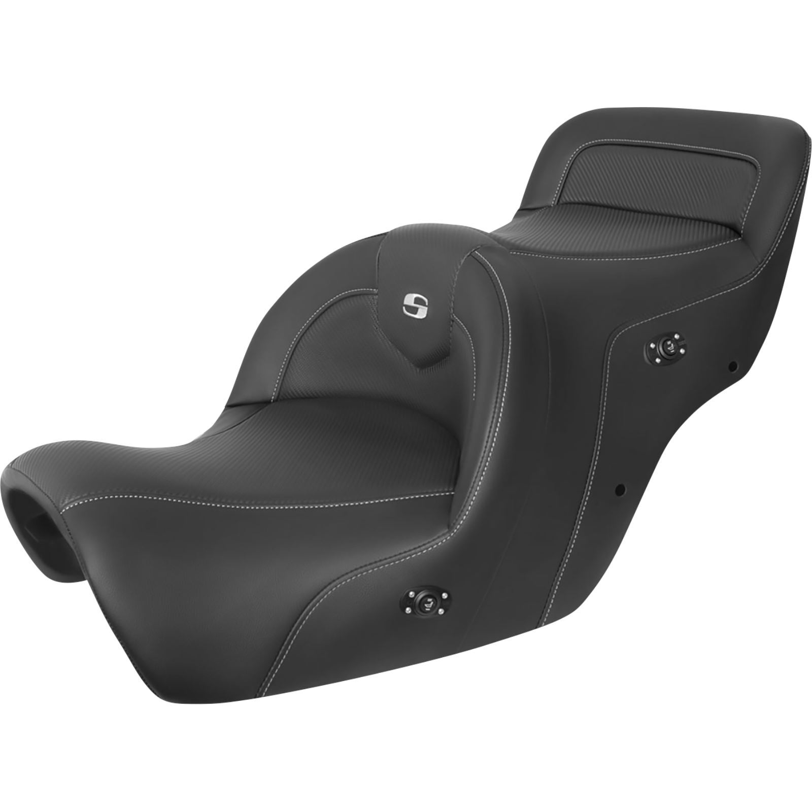 Saddlemen - H88-07-185HCT - Road Sofa CF Seat without Backrest, Heated ...