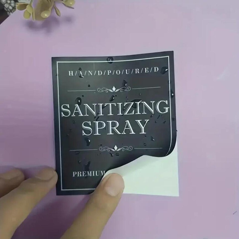 Bathroom Bottle Labels Shampoo Dispenser Labels (Black) Body Wash ...