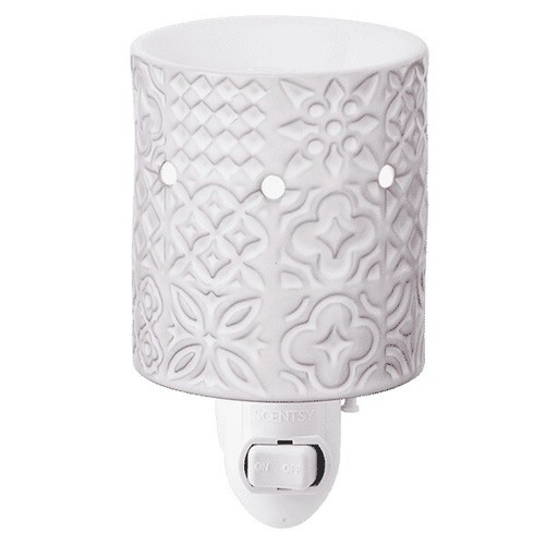 SCENTSY Mini Plug-In Paloma Nightlight Wax Warmer ~ New White Farmhouse ...
