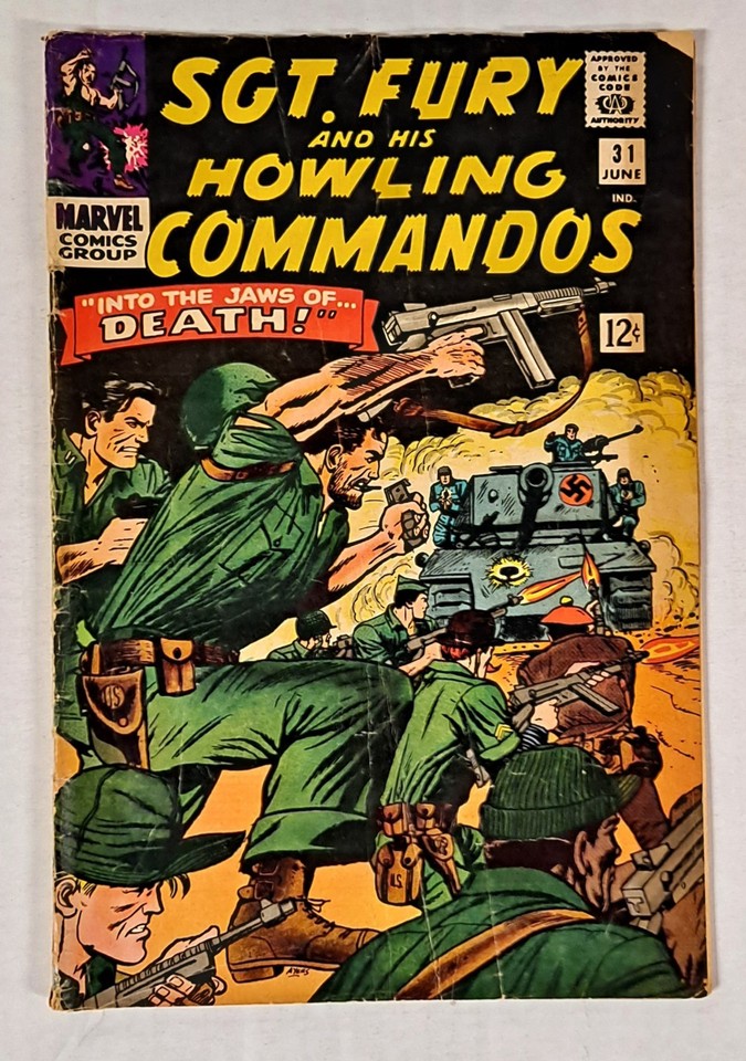 Sgt. Fury And His Howling Commandos 10-Book Lot/Run 1960s Early Issues ...