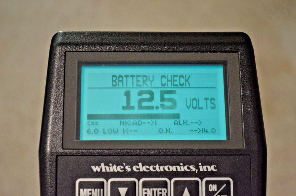 White's DFX Spectrum E-Series Metal Detector Bag 2 Battery Packs ...