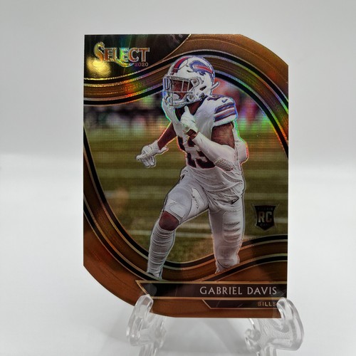 2020 Panini Select Gabriel Davis Field Level Bronze Die Cut /355 ...