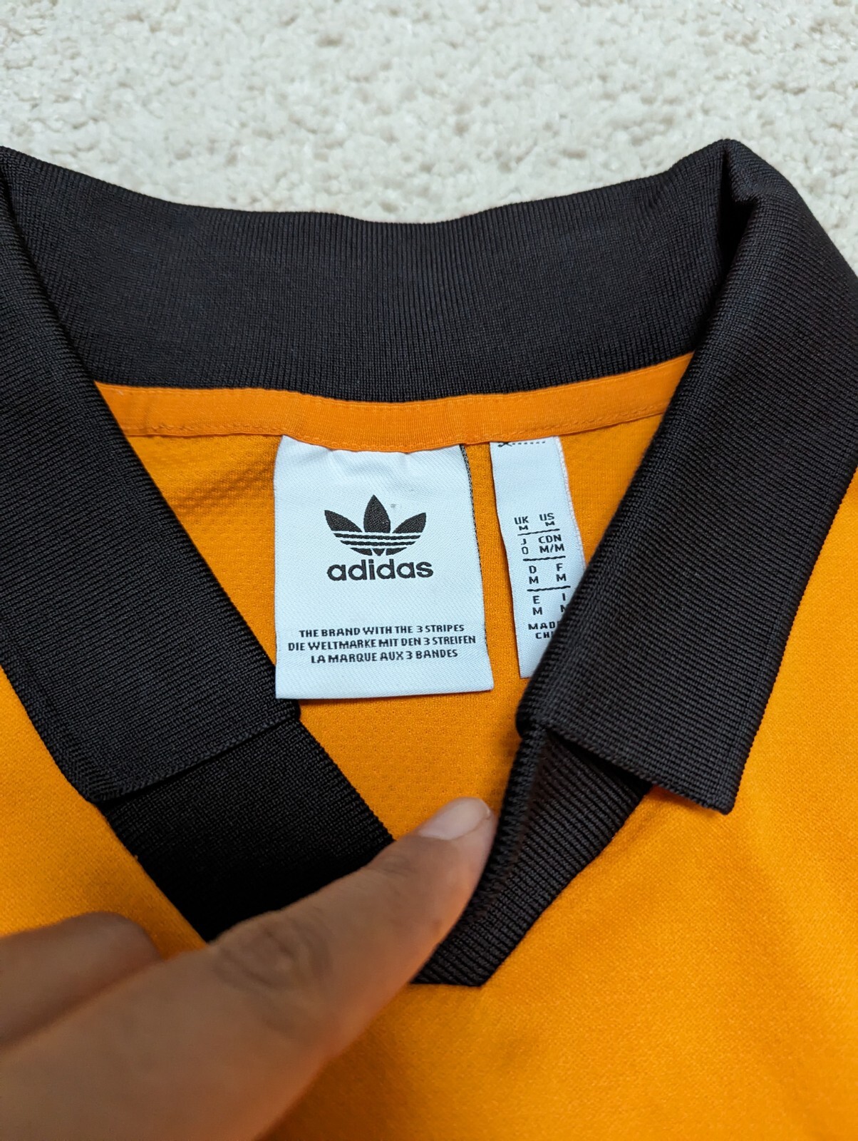 LIMITED EDITION BAD BUNNY X CHEETOS X ADIDAS ORANGE J… - Gem