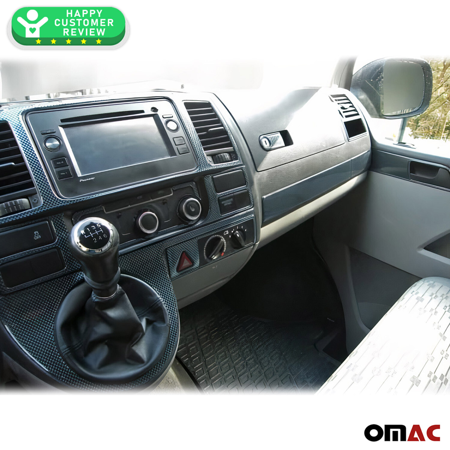 Innenraum Dekor Cockpit für VW Multivan T5 2009-2015 Carbon Optik 29x ...