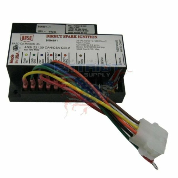BASO BGN8911C Direct Spark Ignition Control for Lennox 60J00 Pulse ...