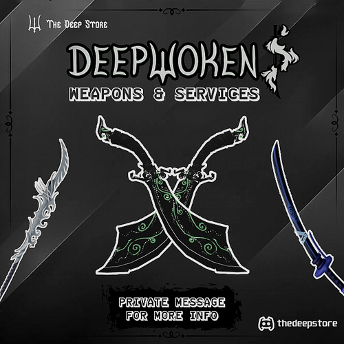 『AFFORDABLE-READ DESC!』Deepwoken Store | Equipment Kits, Weapons ...