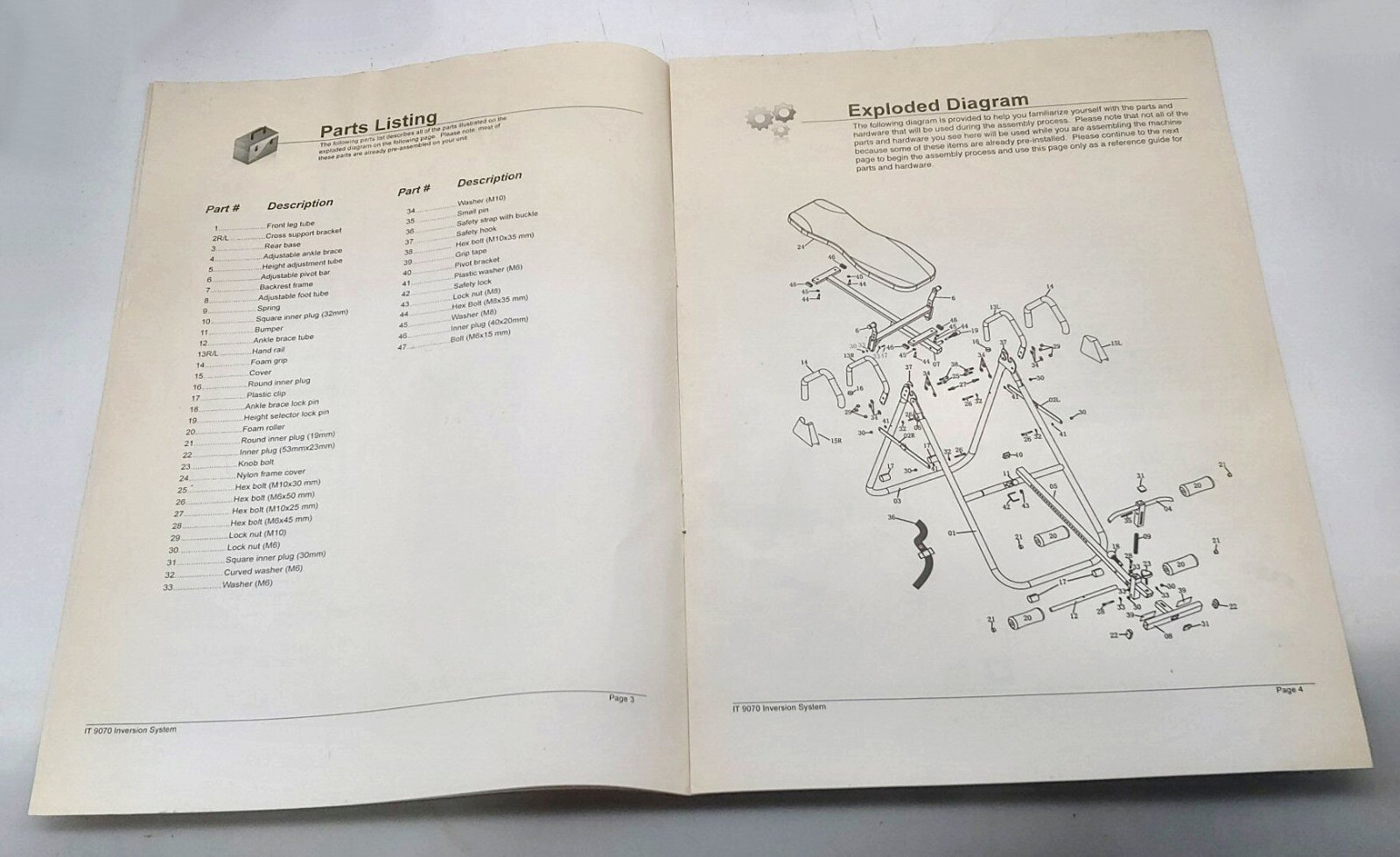 Body Champ IT 9070 Gravity Inversion System Owner's Manual | eBay