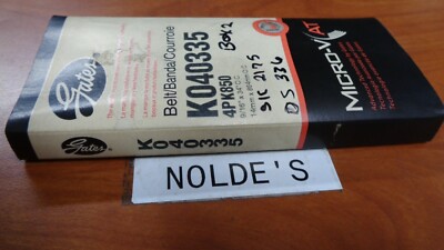 Gates Serpentine Belt K040335 SK2175 DS336 B2 | eBay