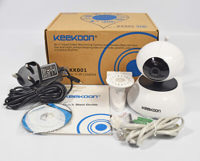 Keekoon KK001 WiFi Smart IP Camera 720P HD - White | eBay