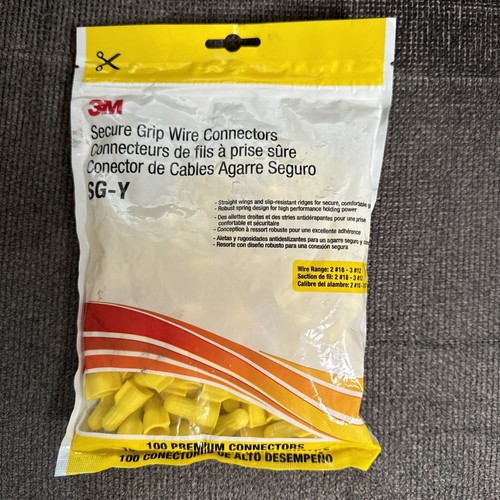 3M SG-Y Secure Grip Wire Connectors SG-Y 100PCS/BAG | eBay