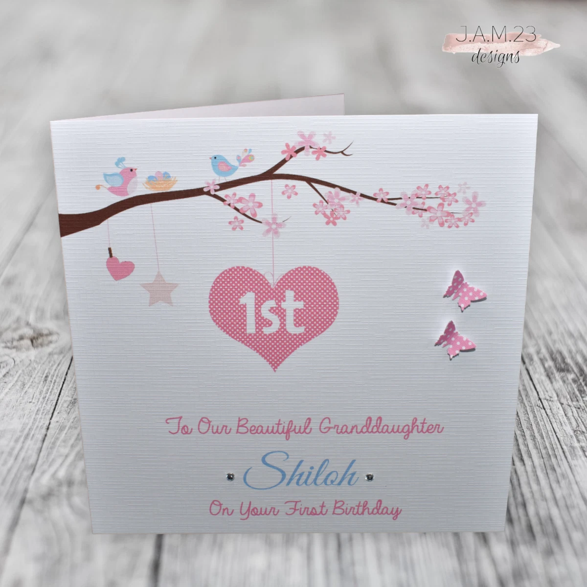 First Birthday Cards For Girls