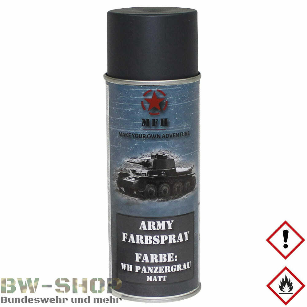 BW FARBSPRAY MATT MILITÄRLACK 400ml ARMY SPRAYDOSE MILITÄR BUNDESWEHR ...