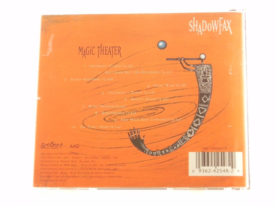 Magic Theater by Shadowfax (CD, Jan-1994, EarthBeat) 93624254829 | eBay
