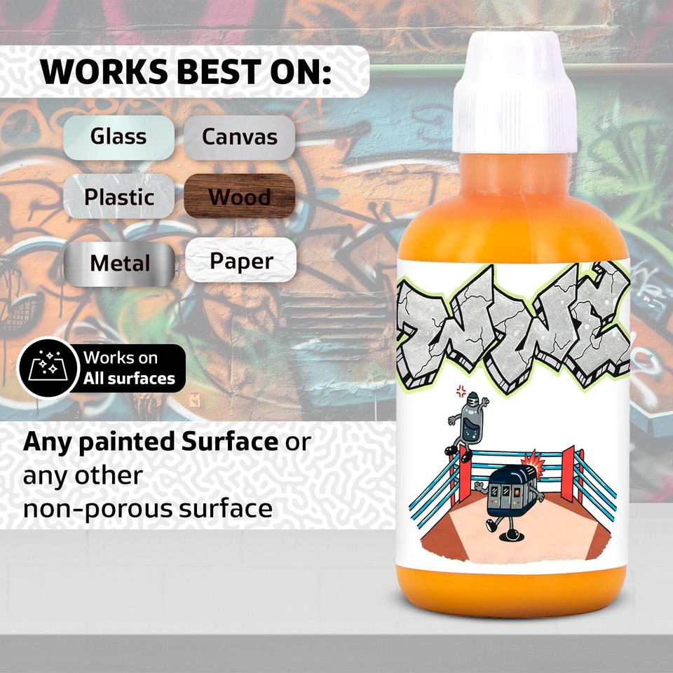 WWE INK Markers - Deep staining Drip Mop Graffiti Marker Permanent and ...