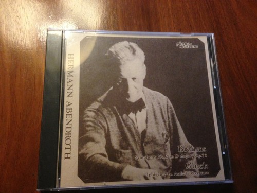 ABENDROTH BRAHMS SYMPHONY 2 GLUCK IPHIGENIE LEIPZIG BERLIN REFRAIN ...