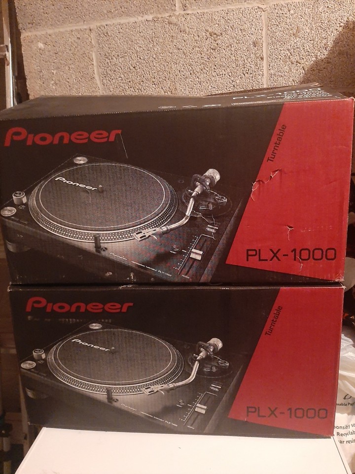 Pioneer Plx-1000 Turntables. Decks And Mixer And Concorde Dj Stylus ...