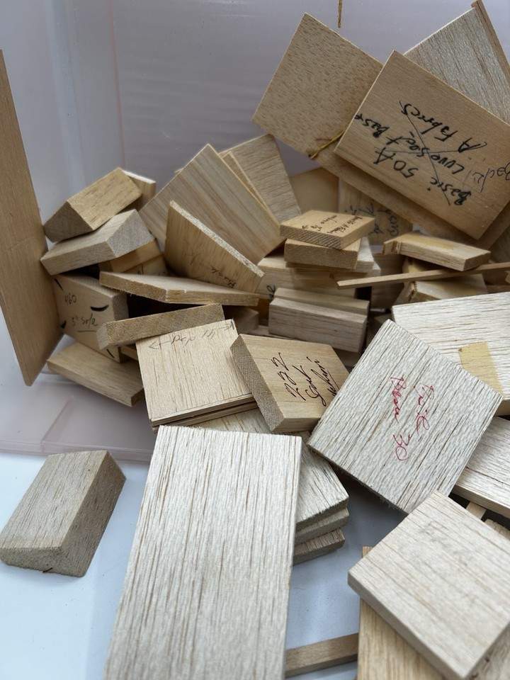 Vtg Lot Balsa Remnant, Wood For Dollhouse Miniature Furniture | eBay