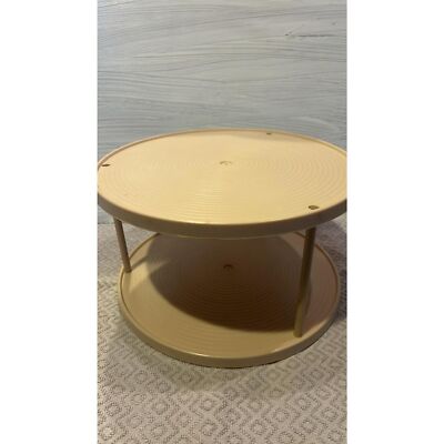 70's Beige Lazy Susan Spice Rack Bee Plastic Made in The USA 6 " Tall ...