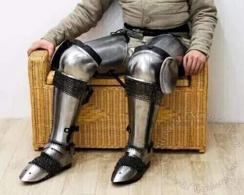 Medieval Legs protection armor Set for buhurt and steel fight Hardened ...